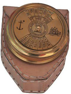 ATG Antique Nautical Compass Vintage Armoury Maritime Brown Compass ...