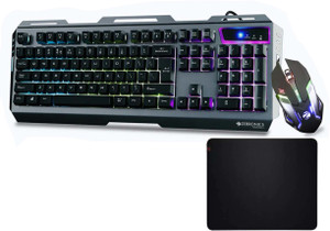 ZEBRONICS Transformer 1 Premium Gaming Wired Keyboard, Wired Mouse ...