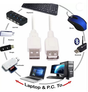 SADT USB Extension 3 Meter USB Extension Cable Combo Set Designed for ...