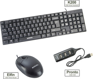 zebion K200+ELFIN +PRONTO 101 USB HUB Combo Set Price in India - Buy ...
