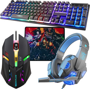 ENTWINO Gaming Combo, RGB Keyboard, Mouse & Headphone Set, Free ...
