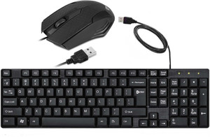 Enter Pinnacle Pro USB Keyboard & CURSOR Optical Mouse Combo Set Price ...