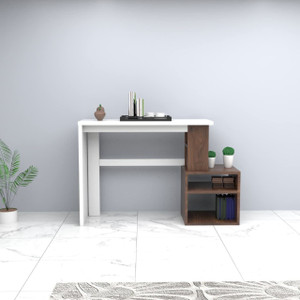 Treevona Multifunctional Wooden Computer Table Study Table & Office ...