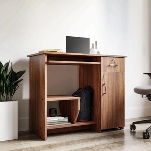 neuspace Buker Computer Table with Shelf, Laptop Table Large Size ...