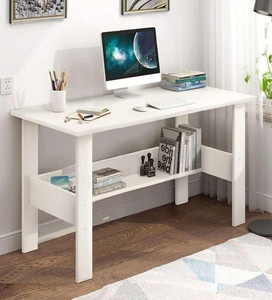 Flipkart Perfect Homes Computer Desk White-Color with One Tier Solid ...