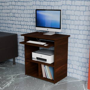 HOODWIN Furniture Premium Engineered Wood Computer Desk (Straight, DIY ...