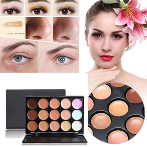 BLUEMERMAID 15 Color Concealer Palette Set Face Concealer Cream ...
