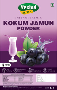 YESHVI NATURAL Kokum Jamun Fruit Juice Powder, Instant Mix Energy Drink ...