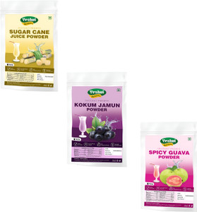 YESHVI NATURAL Sugarcane, Kokum Jamun & Spicy Guava Powder Pack ...