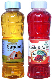 NATRAJ The Right Choice Sandal Sharbat & Rooh-E-Azam Sharbat Syrup ...