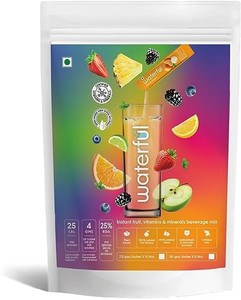 Waterful Melange pack ,Hydration drink,Fruit Flavoured Water, Instant ...
