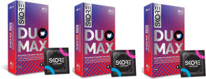 SKORE Duo Max Premium Condoms with Disposal Pouches Condom Condom Price ...