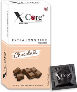 X-Core dotted condoms 10 pcs flavored condom with 10 pcs. DISPOSAL ...