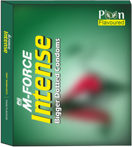 M-Force Intense Paan Flavored | Bigger Dotted Condom Price in India ...