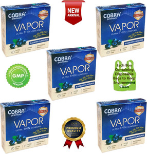 COBRA Super Premium VAPOR Ultra-Thin Extra-Time Blueberry Flavored ...