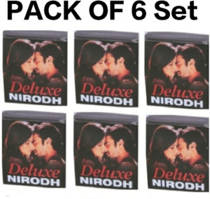Delux Regular HL Deluxe Nirodh Condoms Pack of 6 Condom Condom Price in ...