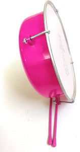 KHALSA MUSICAL Steel Dhol Tasha Drum with Stick Conga (Bison Skin ...