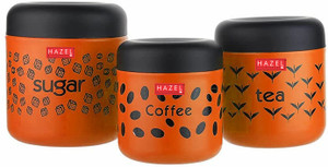 HAZEL Steel Tea Coffee & Sugar Container - 300 ml, 400 ml, 600 ml Price ...