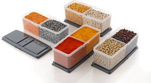 ecomet Plastic Fridge Container - 1000 ml Price in India - Buy ecomet ...