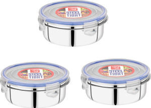 raj plastics Steel Utility Container - 450 ml, 450 ml, 450 ml Price in ...