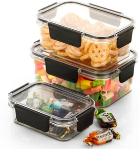 SKYHEART Plastic Grocery Container - 1600 ml, 900 ml, 300 ml Price in ...