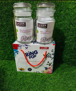 Sarvag Glass Tea Coffee & Sugar Container - 500 ml Price in India - Buy ...