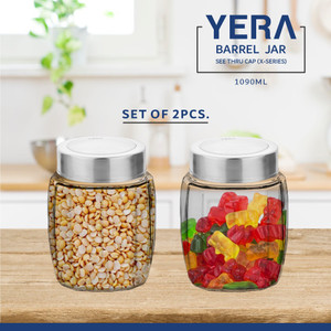 Yera Glass Utility Container - 1090 ml Price in India - Buy Yera Glass ...