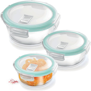 TREO Glass Utility Container - 950 ml, 620 ml, 400 ml Price in India ...