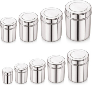 KMH Steel Grocery Container - 600 ml, 800 ml, 1000 ml, 1500 ml, 1750 ml ...