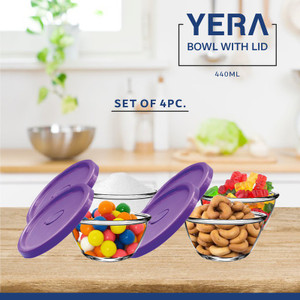 Yera Glass Utility Container - 440 ml Price in India - Buy Yera Glass ...