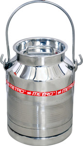 METRO Steel Milk Container - 5 L Price in India - Buy METRO Steel Milk ...