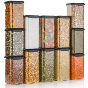 SARAZA Plastic Grocery Container - 1200 ml, 1600 ml Price in India ...