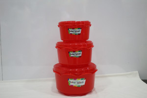 Saket Sparsh Plastic Utility Container - 2800 ml, 1800 ml, 1100 ml ...