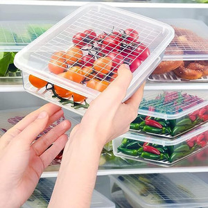 halfmoon Plastic Fridge Container - 2500 ml Price in India - Buy ...