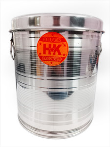 Super HK Steel Grocery Container - 12 L Price in India - Buy Super HK ...