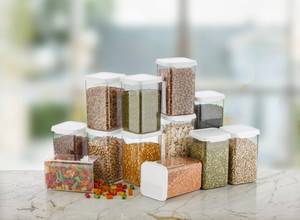 Lion Lender Plastic Grocery Container - 1200 ml Price in India - Buy ...