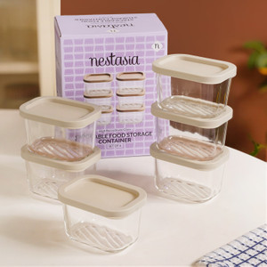 Nestasia Glass Grocery Container - 310 ml Price in India - Buy Nestasia ...