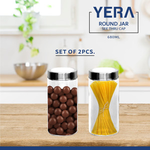 Yera Glass Utility Container - 680 ml Price in India - Buy Yera Glass ...