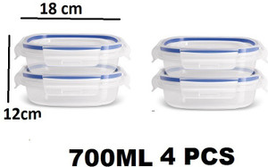 MILTON Plastic Utility Container - 700 ml, 700 ml, 700 ml, 700 ml Price ...