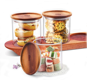 TREO Glass Utility Container - 600 ml Price in India - Buy TREO Glass ...