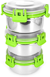 Zaib Stainless Steel Fridge Container - 300 ml Price in India - Buy ...