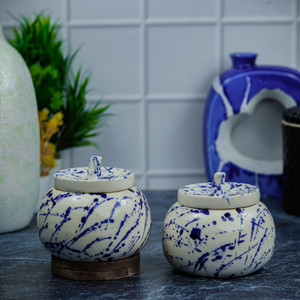 kaolinite Ceramic Utility Container - 750 ml Price in India - Buy ...