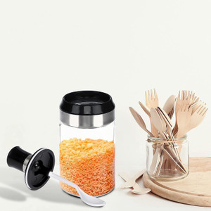 Cubic Glass Tea Coffee & Sugar Container - 250 ml Price in India - Buy ...