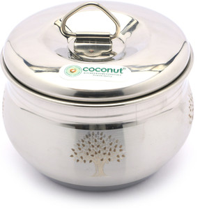 COCONUT Stainless Steel Grocery Container - 600 ml Price in India - Buy ...