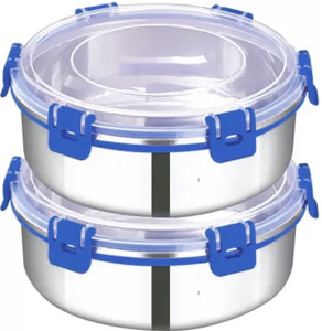 Zaib Stainless Steel Fridge Container - 500 ml Price in India - Buy ...