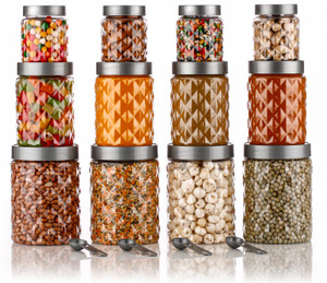 RK EMPIRE Plastic Grocery Container - 350 ml, 650 ml, 1200 ml Price in ...