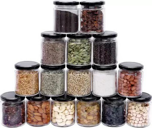 CLAM SHELL Glass Tea Coffee & Sugar Container - 200 ml Price in India ...