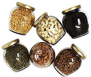 Urva Fashion Glass Grocery Container - 500 ml Price in India - Buy Urva ...