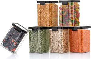 R V TRADING Plastic Grocery Container - 1100 ml Price in India - Buy R ...