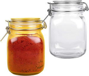 Pure Source India Glass Grocery Container - 1 kg Price in India - Buy ...